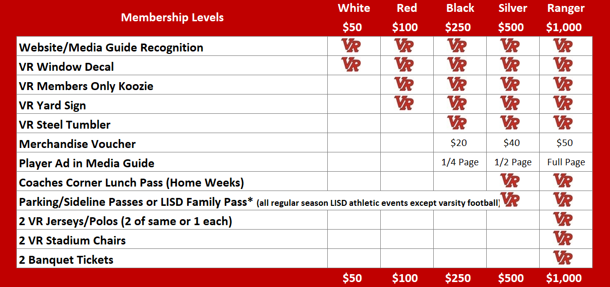 Join the Booster Club